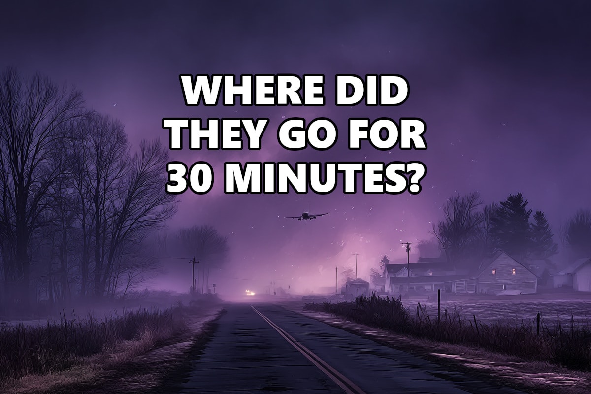 Driver's Familiar Road Vanishes: Purple Plane, Lost Time